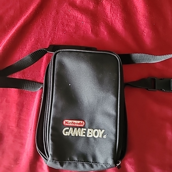 Nintendo | Toys | Nintendo Gameboy Black Travel Carrying Case Zip Bag ...